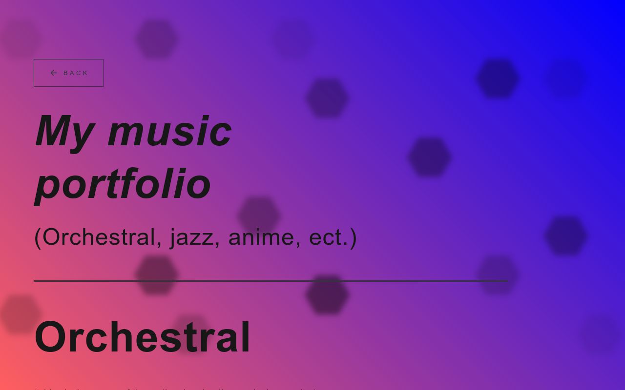Music portfolio